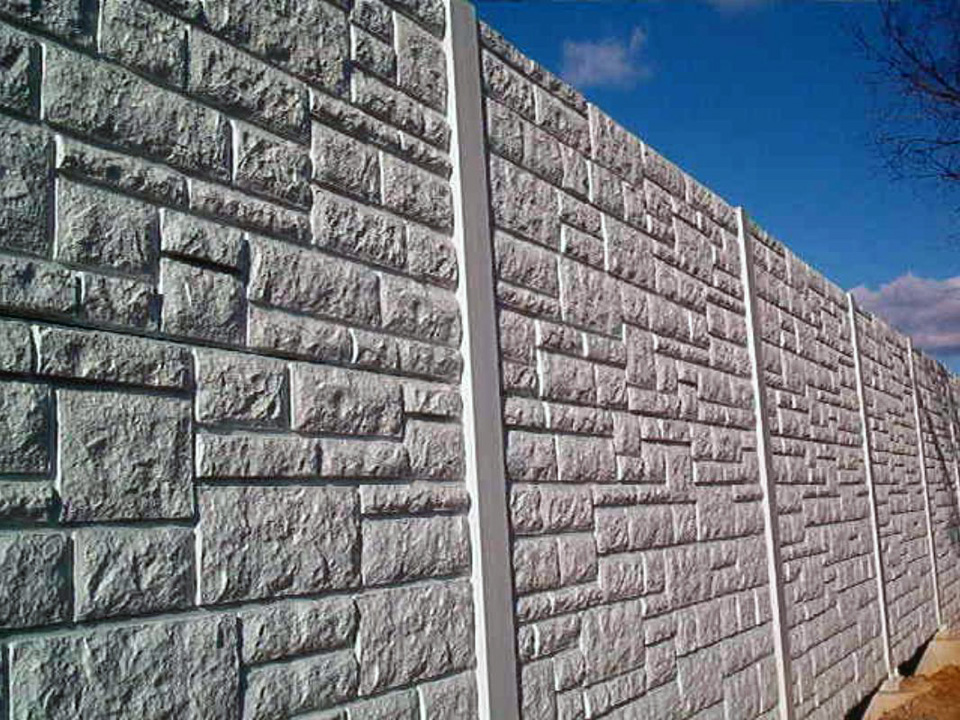 Concrete Highway Sound Barrier Walls